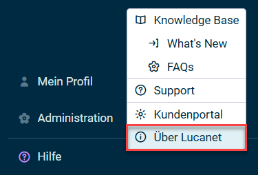 Basiskonfiguration für die Lucanet CFO Solution Platform | Lucanet Support